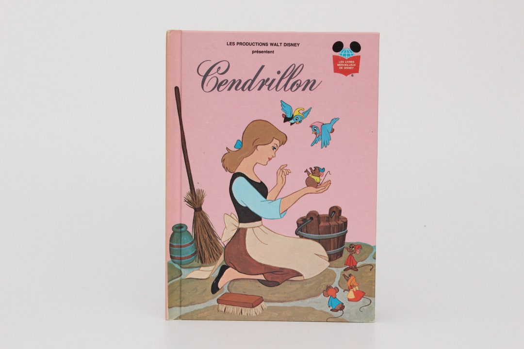 CENDRILLON, Vintage FRENCH Disney Book, Édition Club Du Livre, 1977 - Etsy