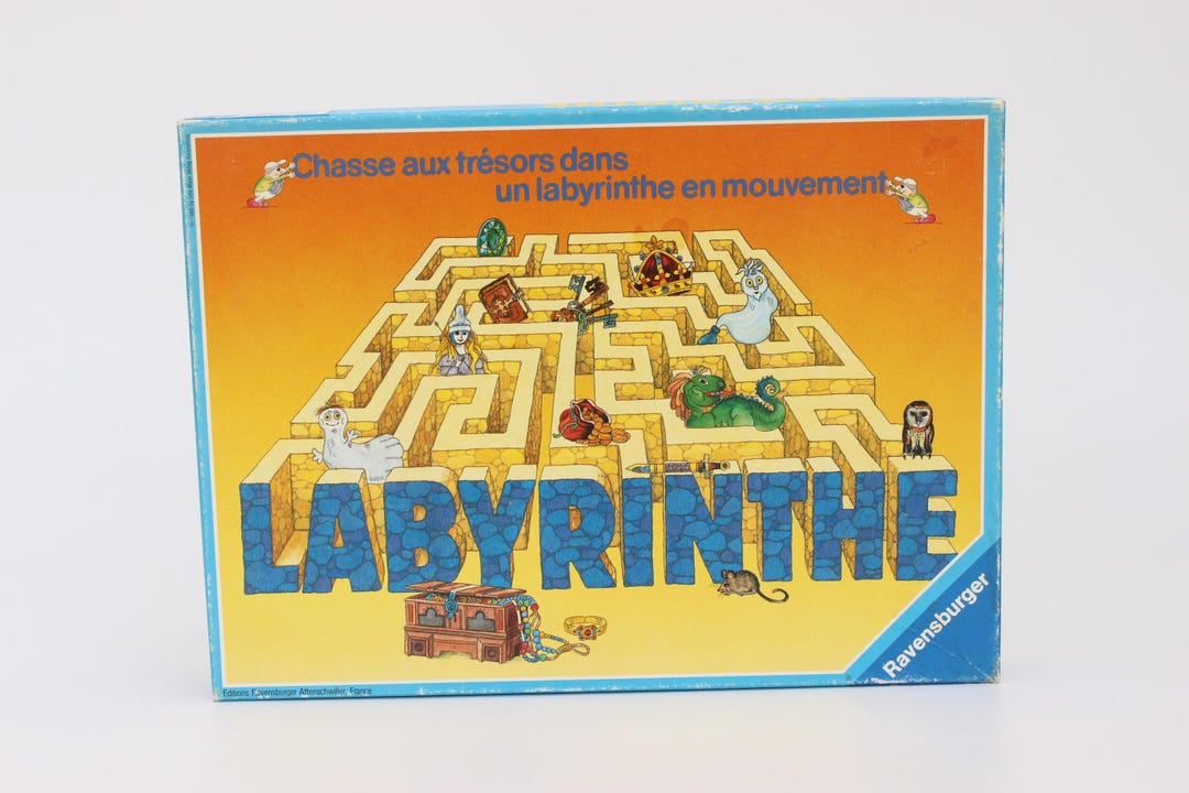 Complete LABYRINTHE, 1986 the A-maze-ing Labyrinth, Vintage Board Game ...