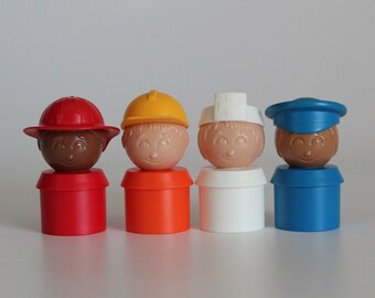 BEAUTIFUL Set of 5 TUPPERWARE figures Vintage Tuppertoys | Etsy