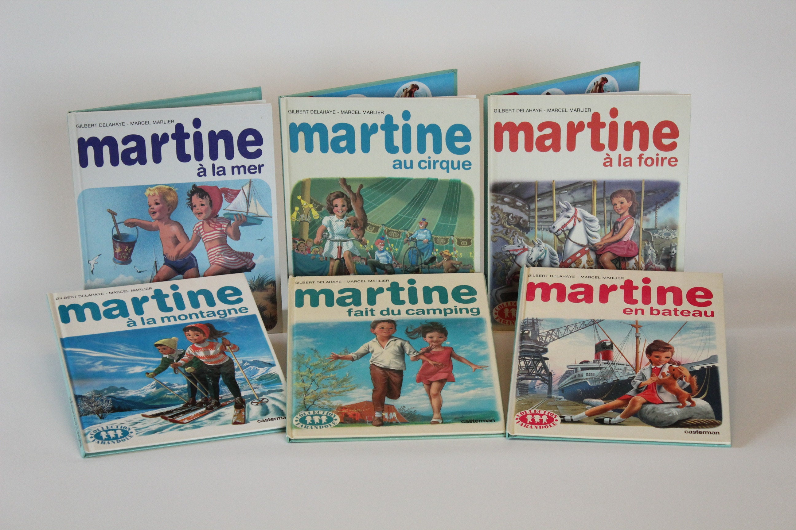 MARTINE Vintage FRENCH books 1982-1987 Casterman | Etsy