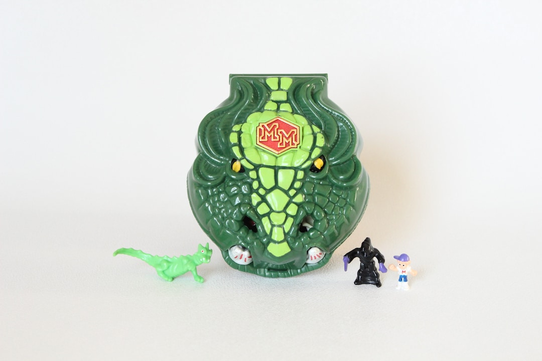 NEAR Complete Vintage MIGHTY MAX Slays the Doom Dragon, doom Zones ...