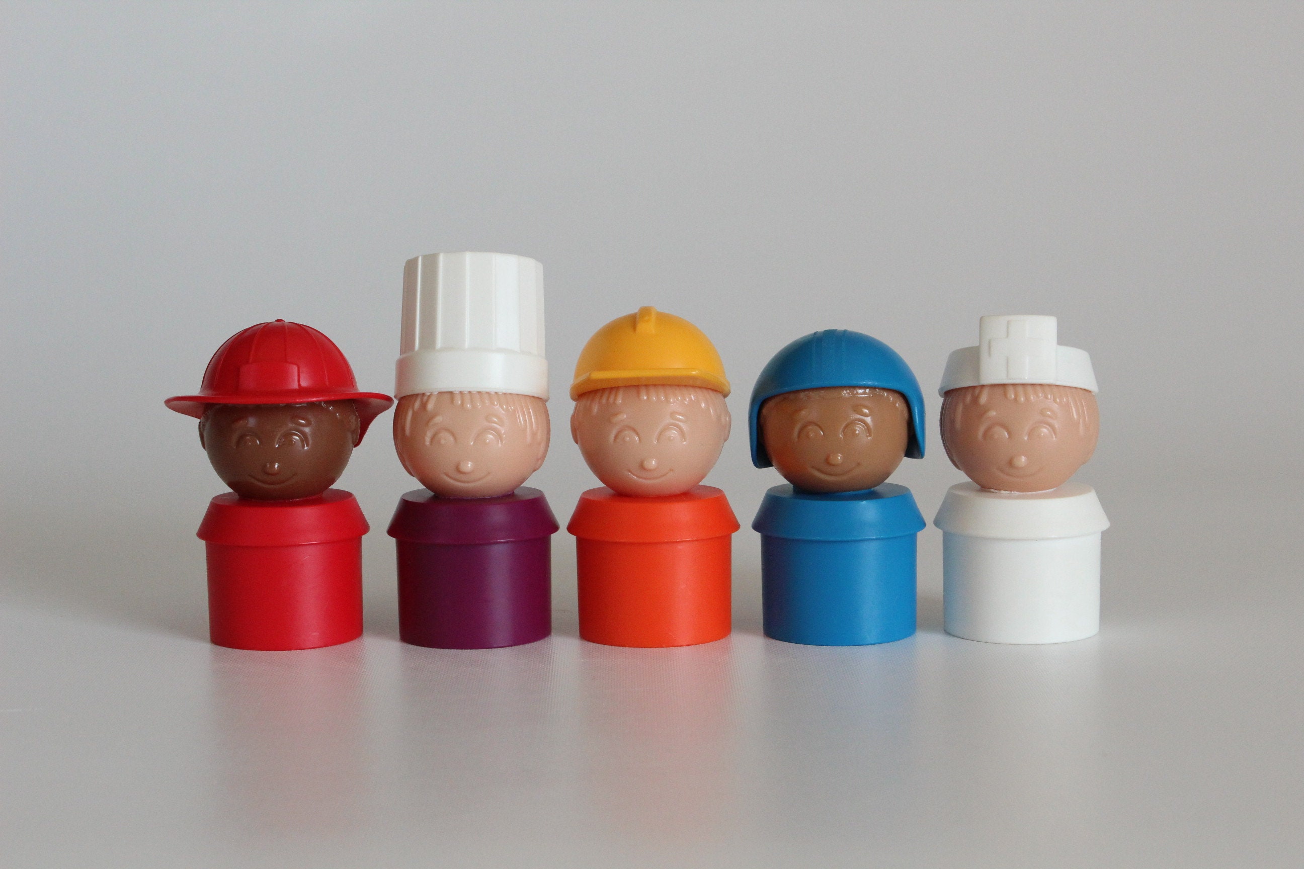 BEAUTIFUL Set of 5 TUPPERWARE Figures Vintage Tuppertoys - Etsy