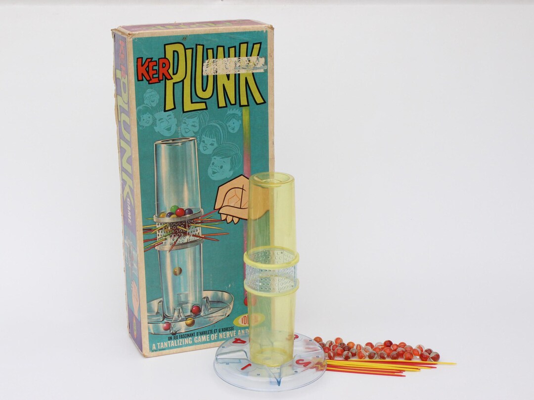Vintage KER PLUNK Game, "a Tantalizing Game of Nerve and Skill", IDEAL ...