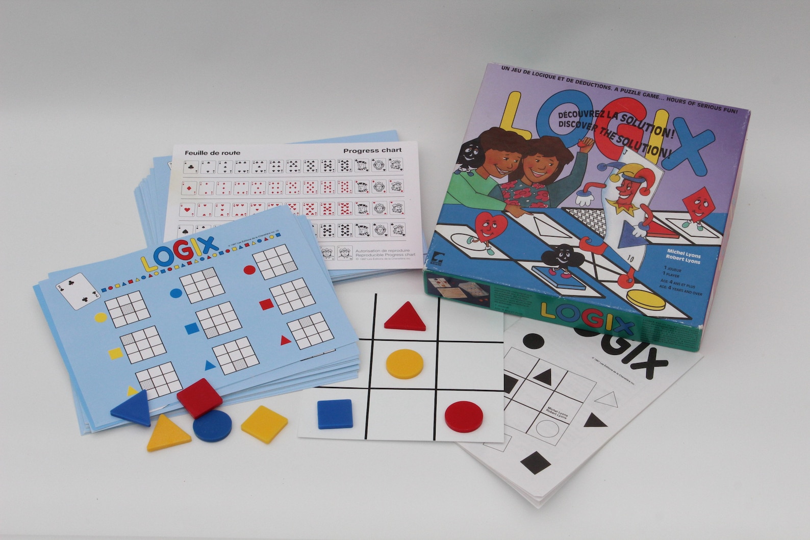 LOGIX Educational game by Michel and Robert LYONS. | Etsy