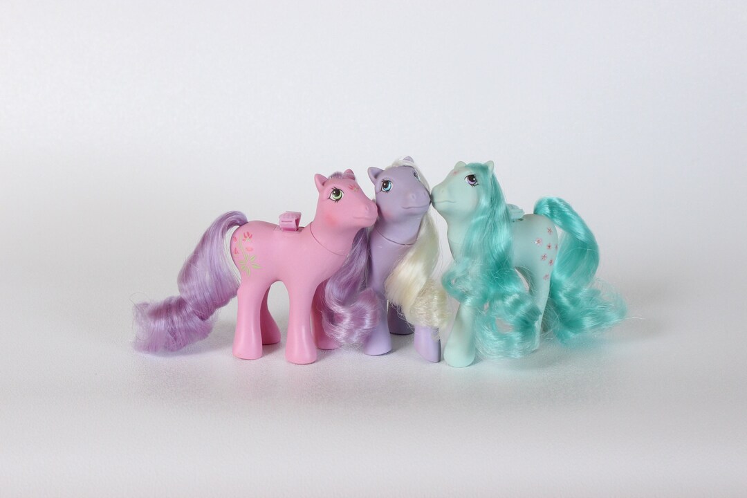 Set of 3 Lovely "flutter Ponies"! Vintage "my Little Pony" G1, "flutter ...
