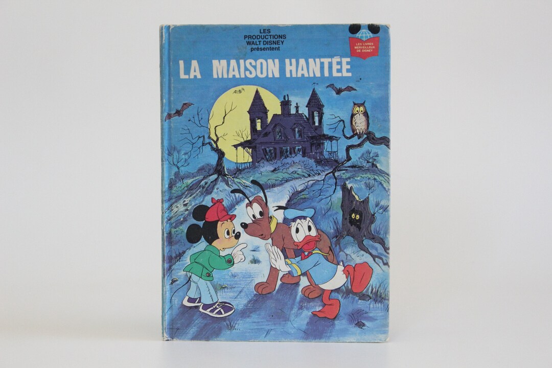 La MAISON HANTÉE, Vintage FRENCH Disney Book, Édition Club Du Livre ...