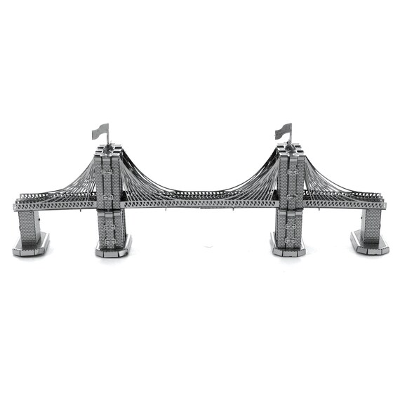 Metal Earth Brooklyn Bridge 3D Metal Model Kit/puzzle - Etsy