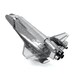 Metal Earth NASA Space Shuttle Atlantis 3D Metal Model Kit/puzzle ...