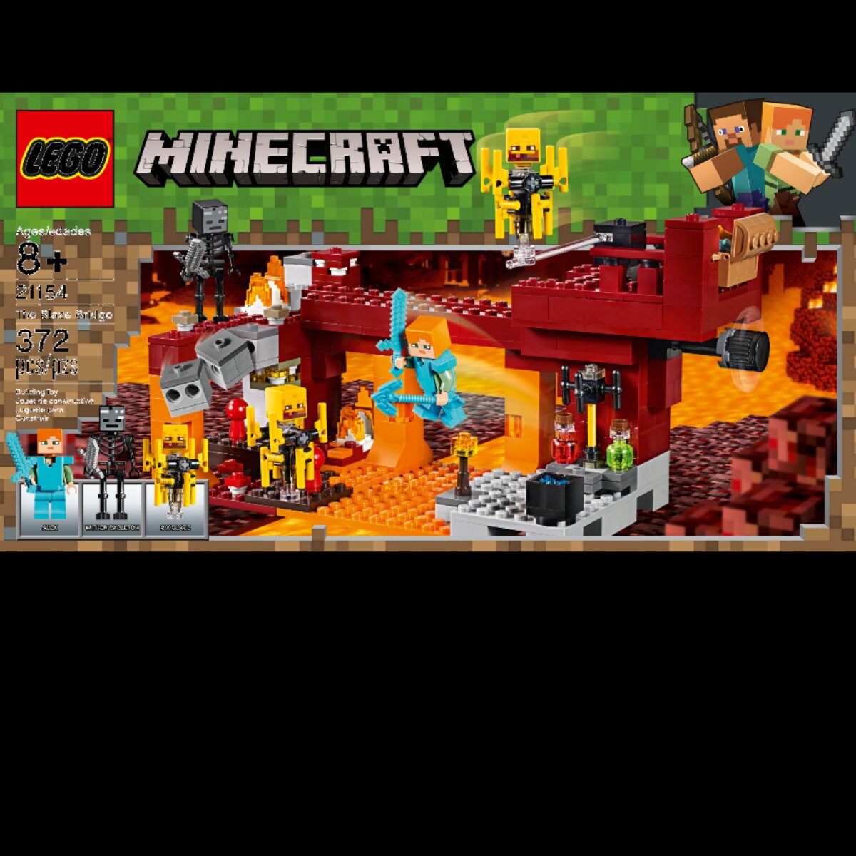 Lego Minecraft BLAZE Minifigure Assembly from set 21154 NEW best prices ...