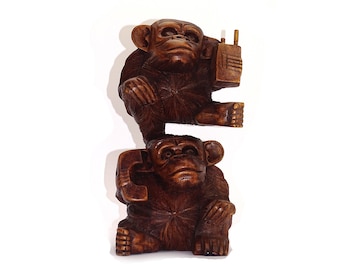 Monkey statue | Etsy