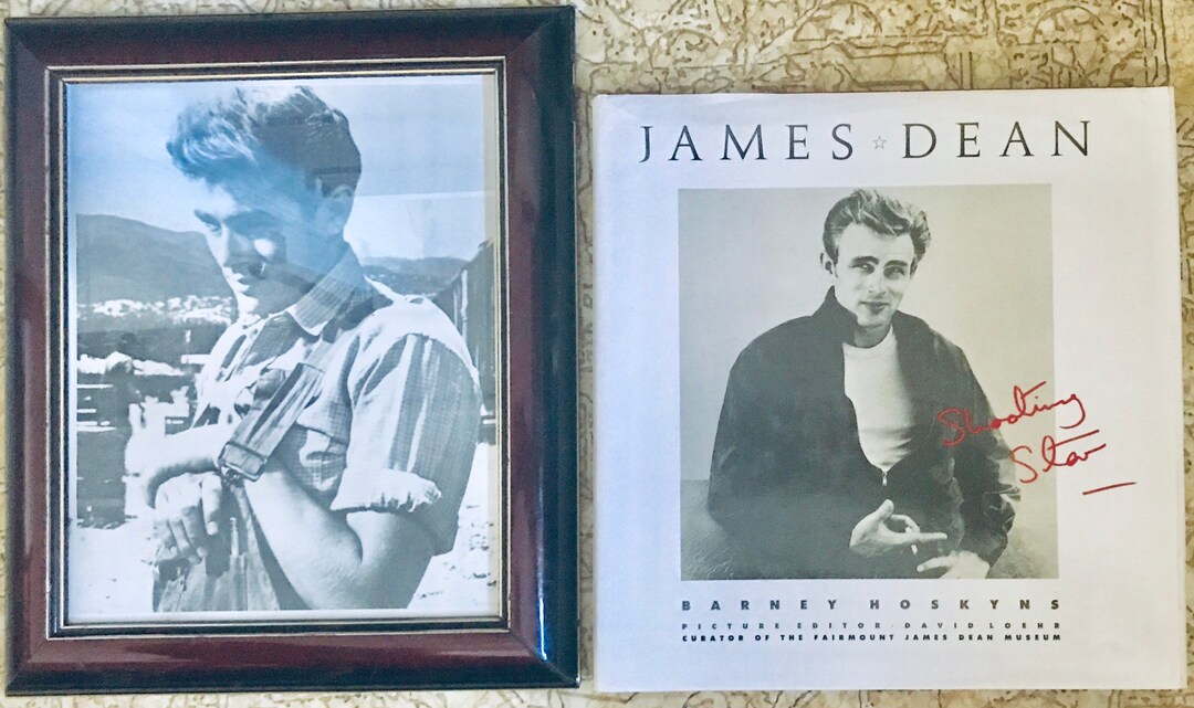 JAMES DEAN - Shooting Star by Barney Hoskyns 1989 and Dean Movie Set ...
