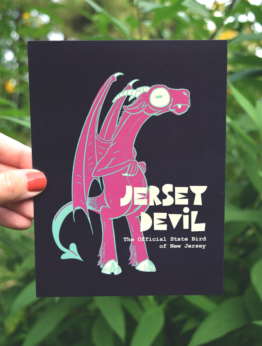 Jersey Devil 6x8 Cryptid Art Print - Etsy