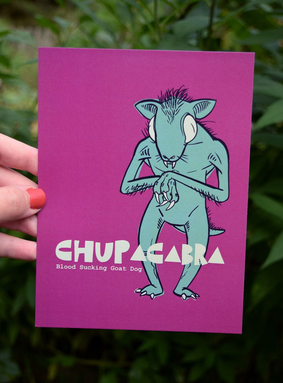Chupacabra 6x8 Cryptid Art Print - Etsy