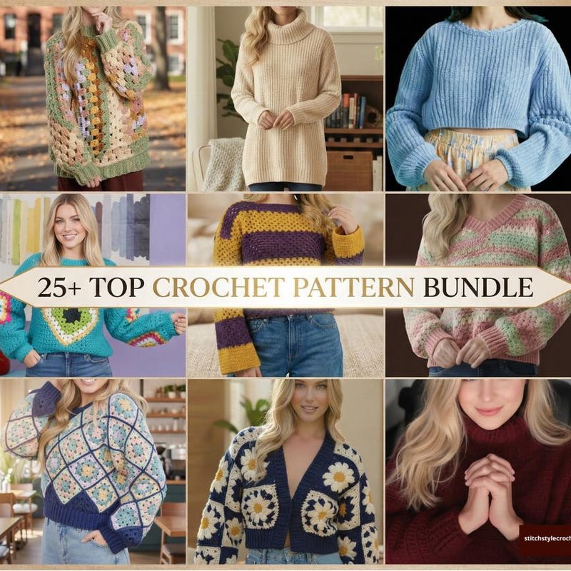 Handmade Sweater Sets - Etsy