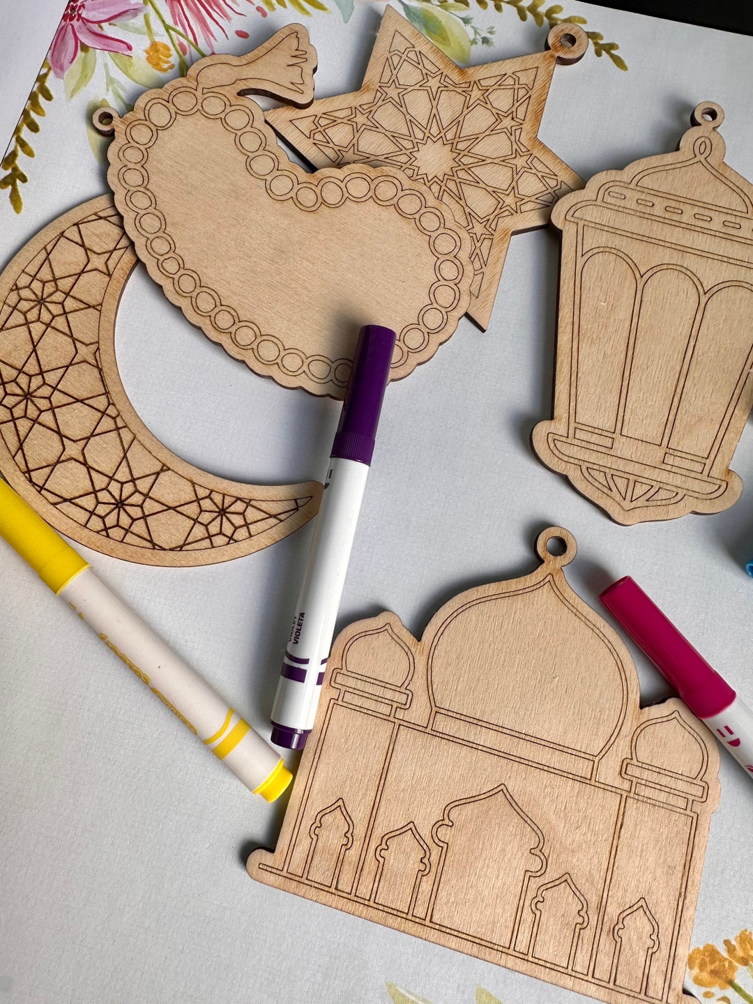 DIY Ramadan Colour Kit, Ramadan Ornaments, Kids Activity, Islamic Kids ...