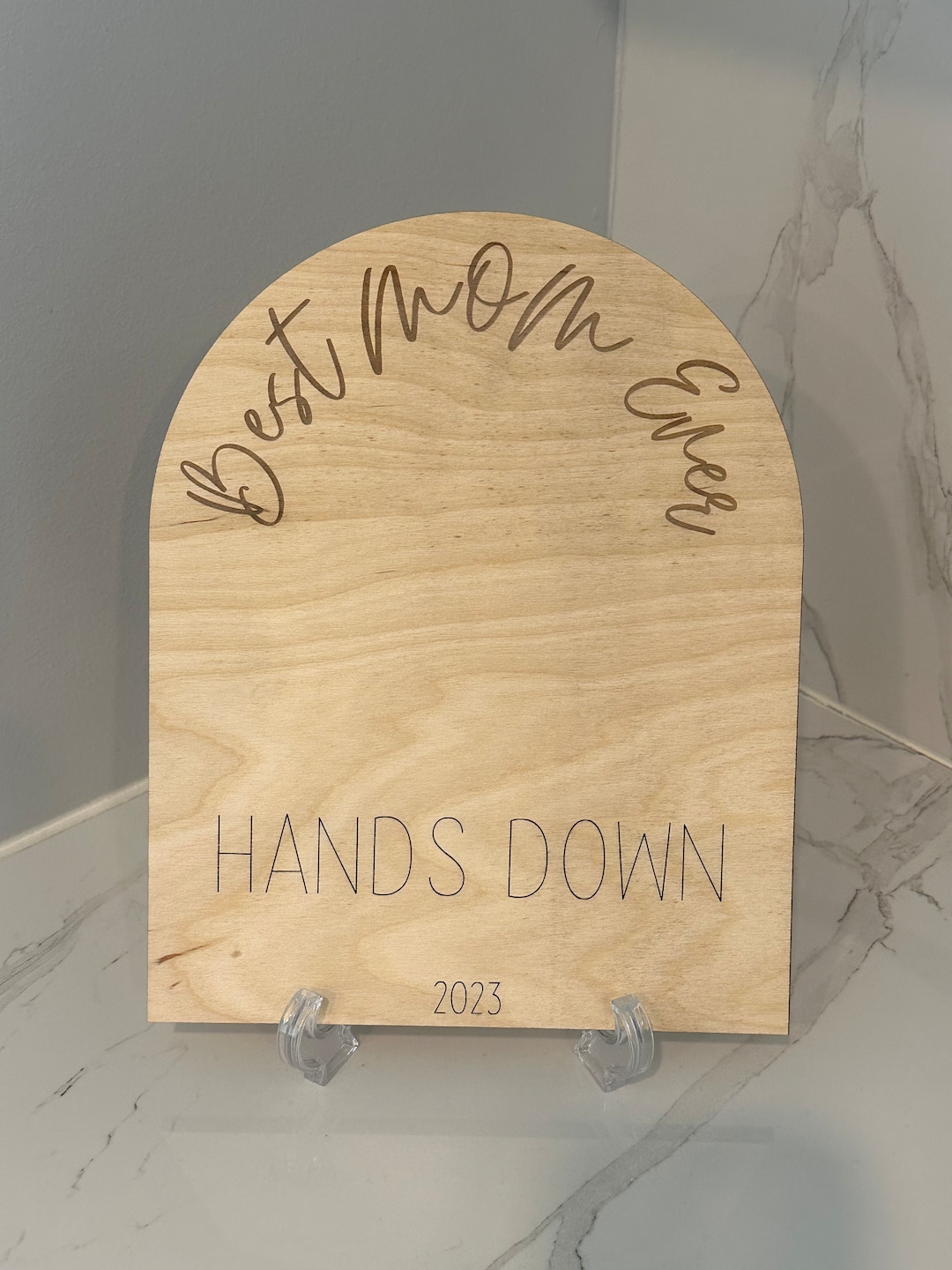 Mother’s Day Keepsake, Handprint Plaque, Hands Down Best Mom, Gifts for ...