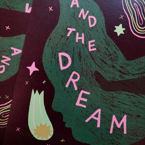 Dreamer Print | Cosmic Illustration | Psychedelic Wall Art | I Am the ...