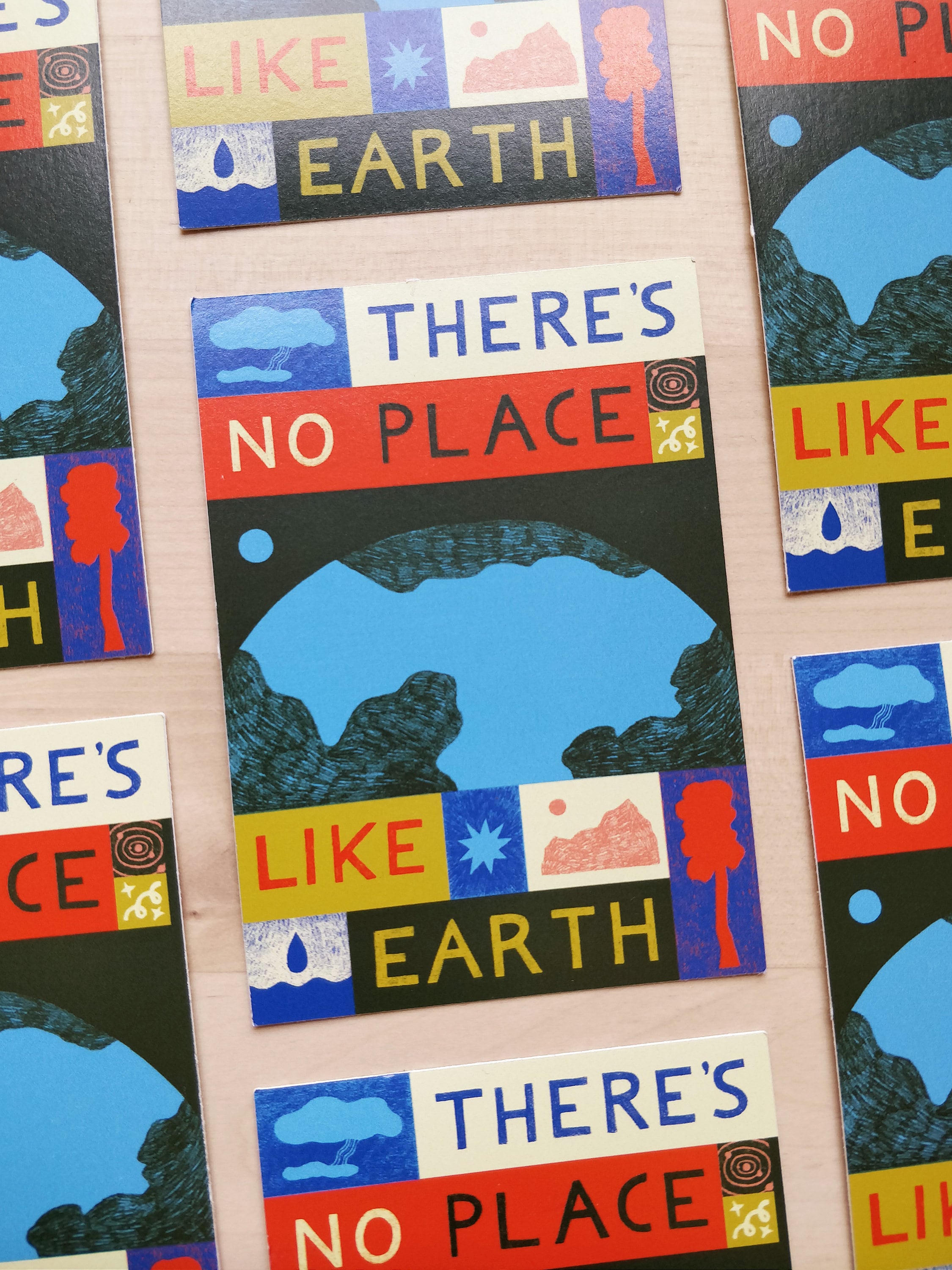 Earth Sticker Eco Friendly Sticker Mother Nature Sticker Paper Sticker ...