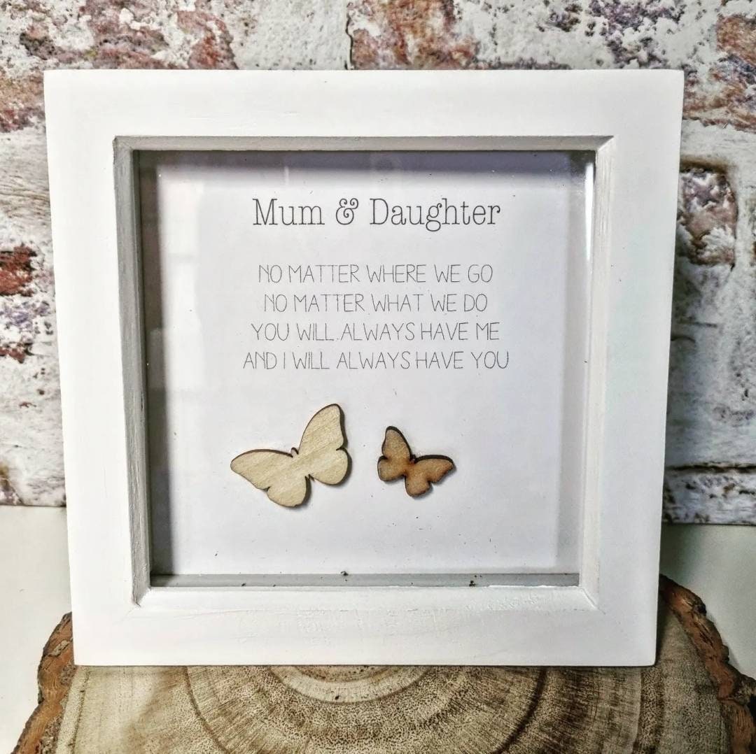 Mum and Daughter Mum Frame, Mum Frame, Mum Gift, Mother's Day Gift ...