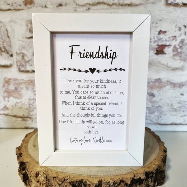 Friendship Frame - Etsy