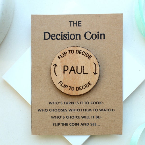 Decision Coin - Etsy UK