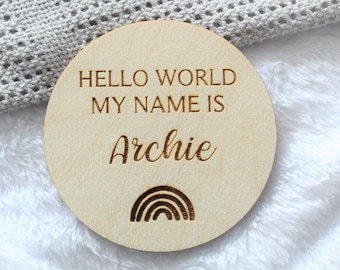 Hello My Name is Sign - Etsy UK