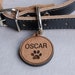 Wooden Dog Tag Personalised Dog ID Tag Rustic Pet ID Tag - Etsy