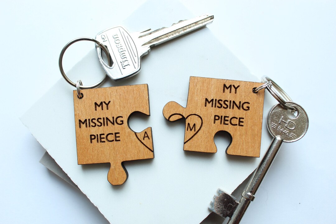 Valentines Day Gift for Him, Missing Piece, Personalised Valentine Gift ...