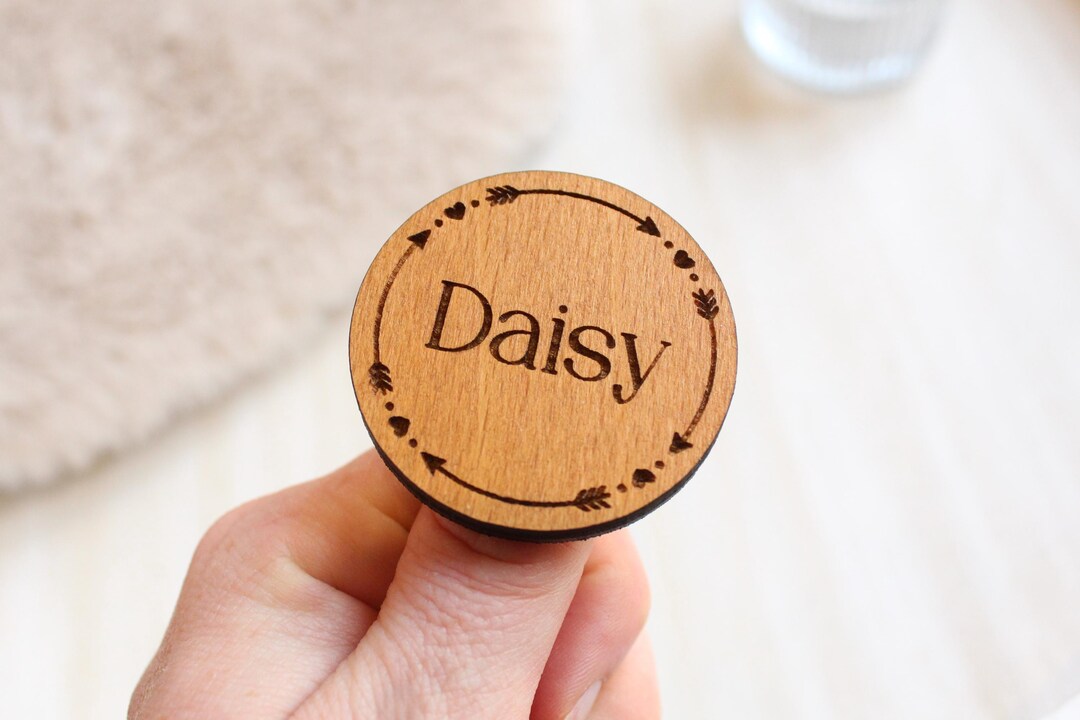 Wooden Flip Coin, Decision Maker Token, Fun Gift for Couples ...
