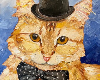Dapper Cat - Etsy