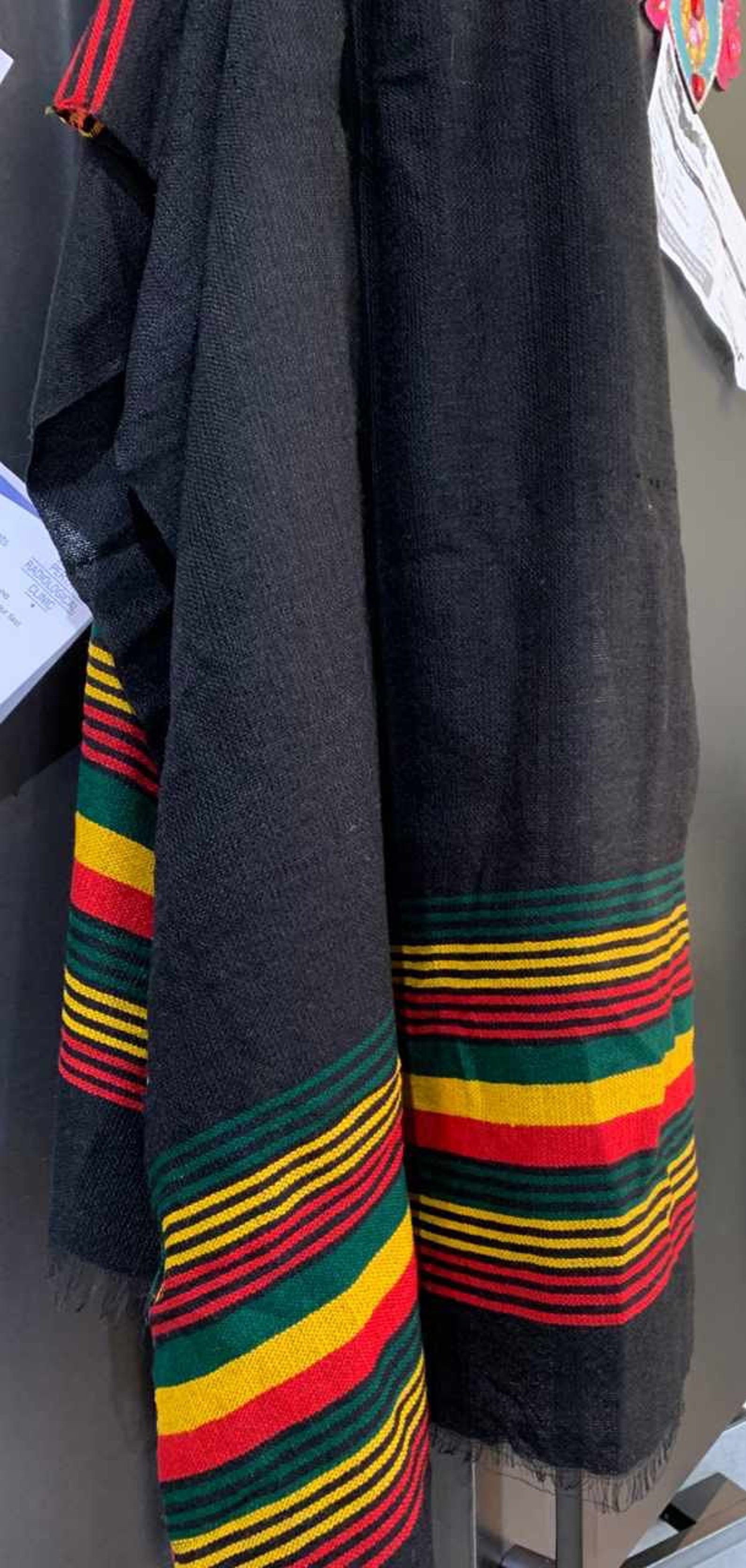 Black Rasta Scarf. Reggae Scarf Ethiopian Scarf - Etsy UK