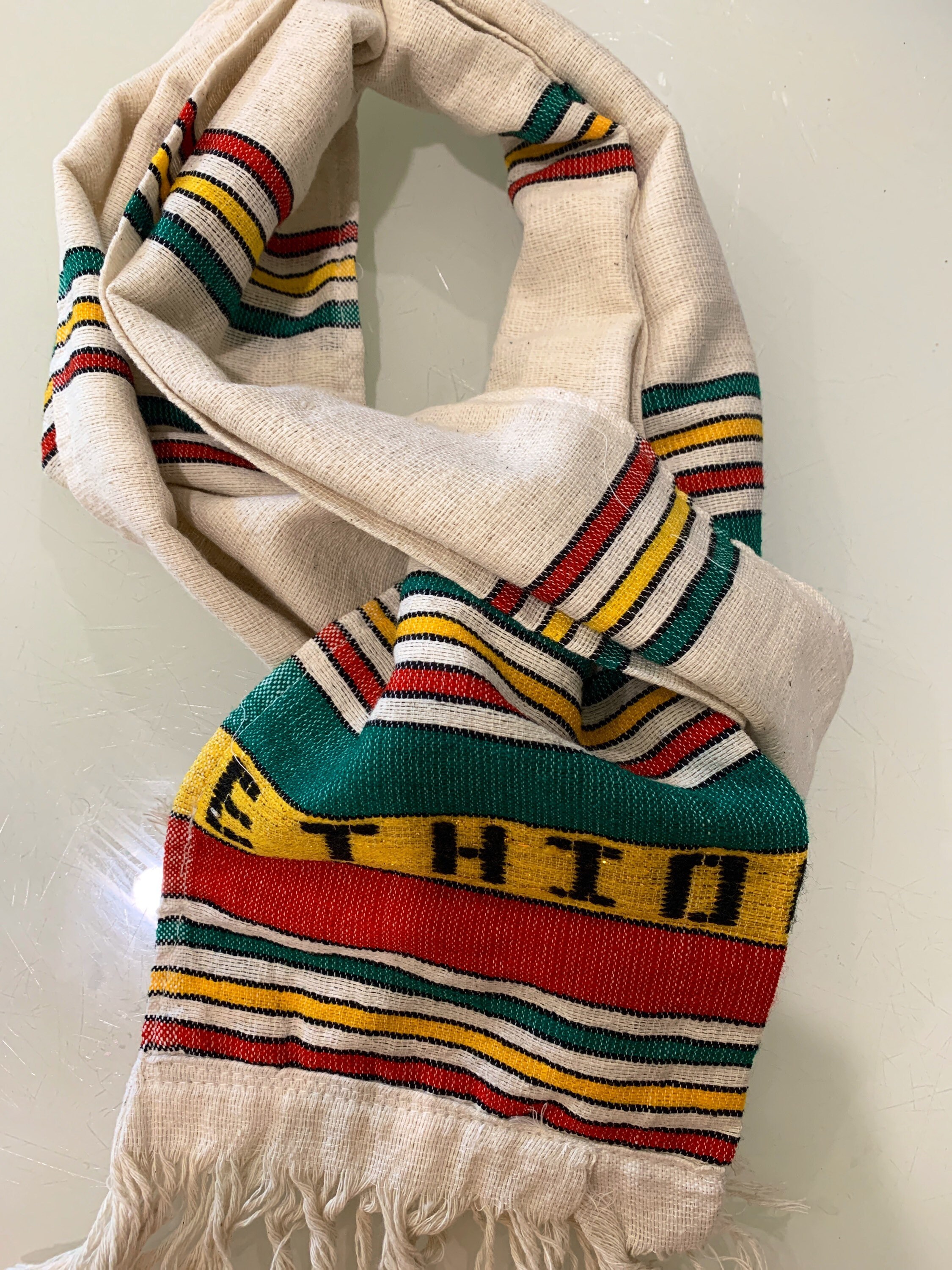 Rasta Scarf Sackcloth Scarf Ethiopia Scarf - Etsy