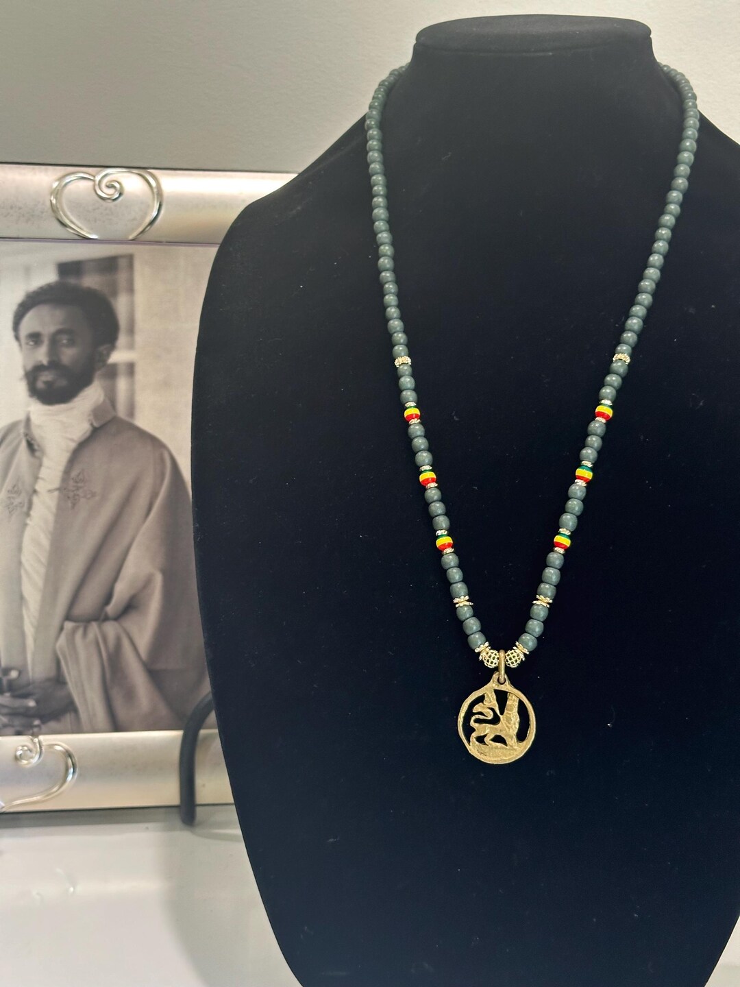 Lion of Judah Haile Selassie Rastafari Necklace Dub Lion - Etsy