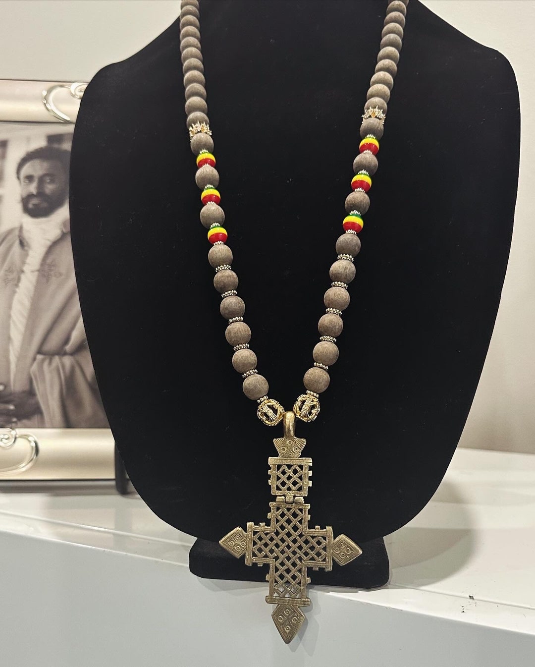 Rastafari Necklace , Ethiopian Cross , Orthodox Cross - Etsy Canada