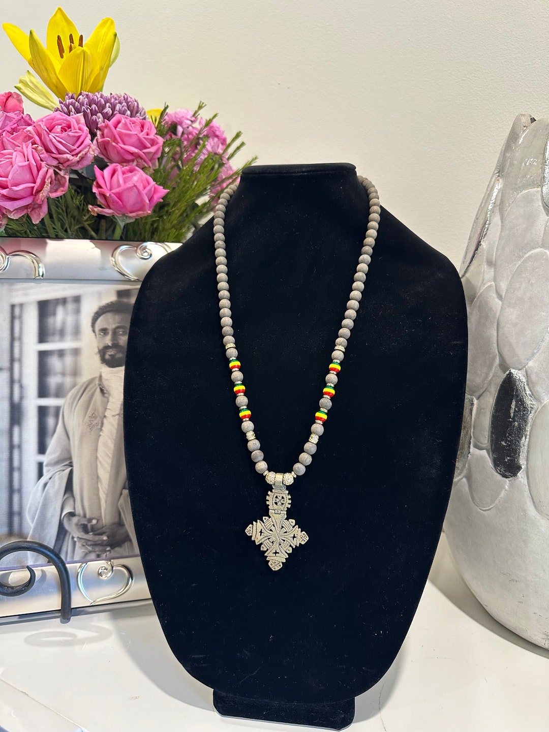 Ethiopian Hinged Cross , Meskel Necklace - Etsy