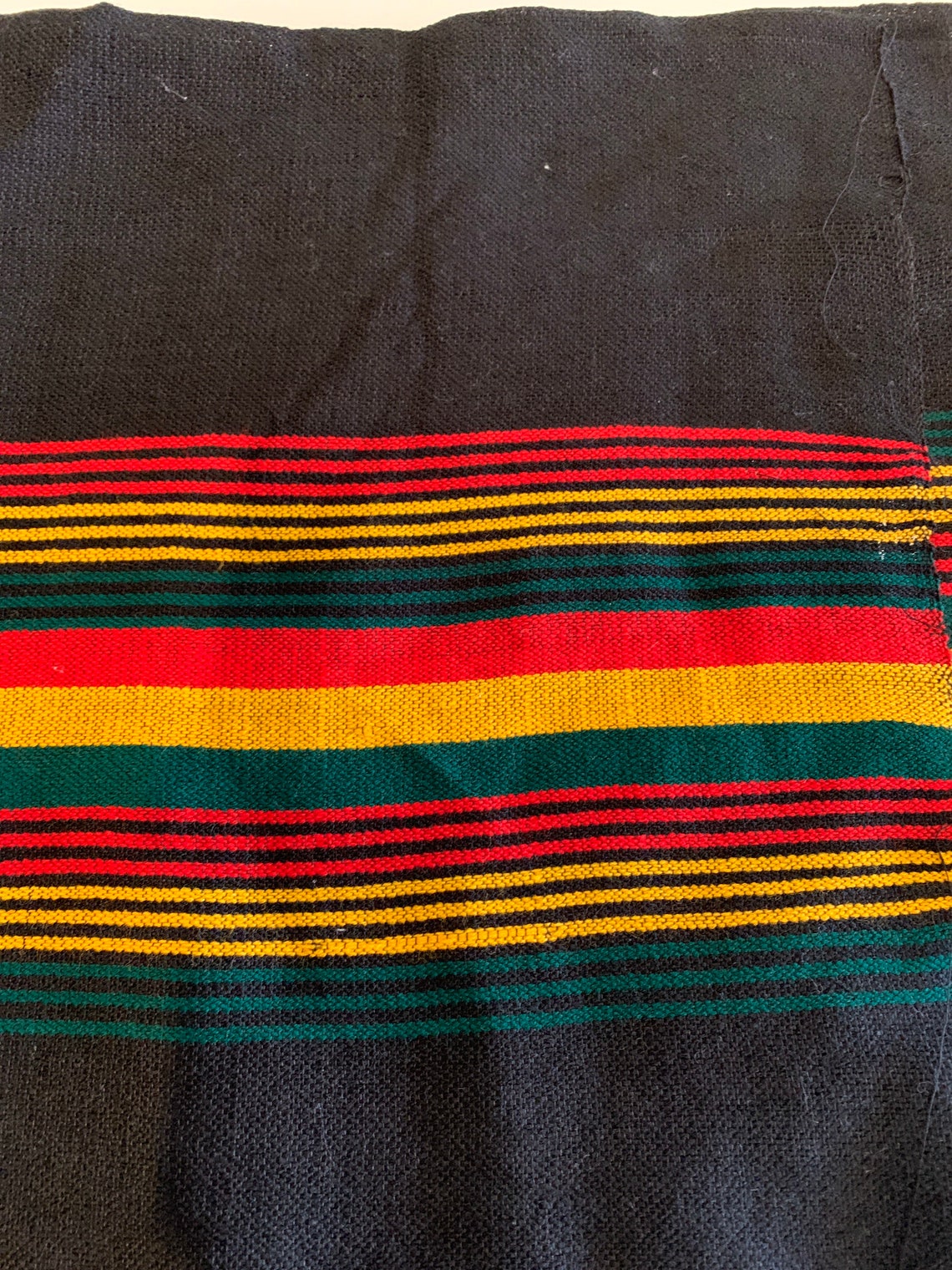 Black Rasta Scarf. Reggae Scarf Ethiopian Scarf - Etsy UK