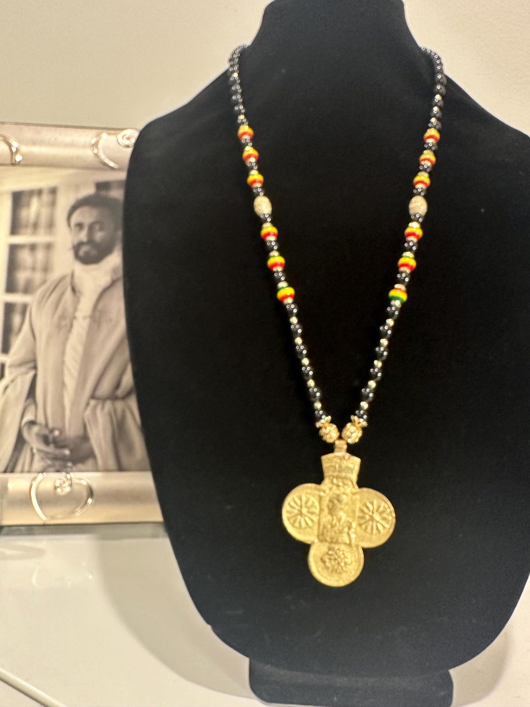 Haile Selassie Korean War Medal Necklace Rastafari Necklace - Etsy