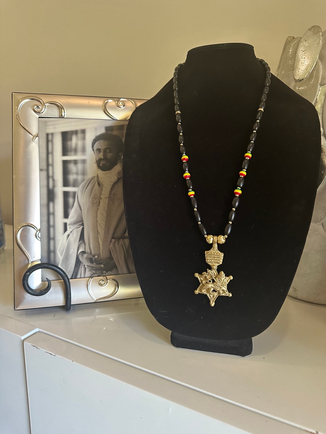 Lion of Judah Star of David Rasta Necklace - Etsy