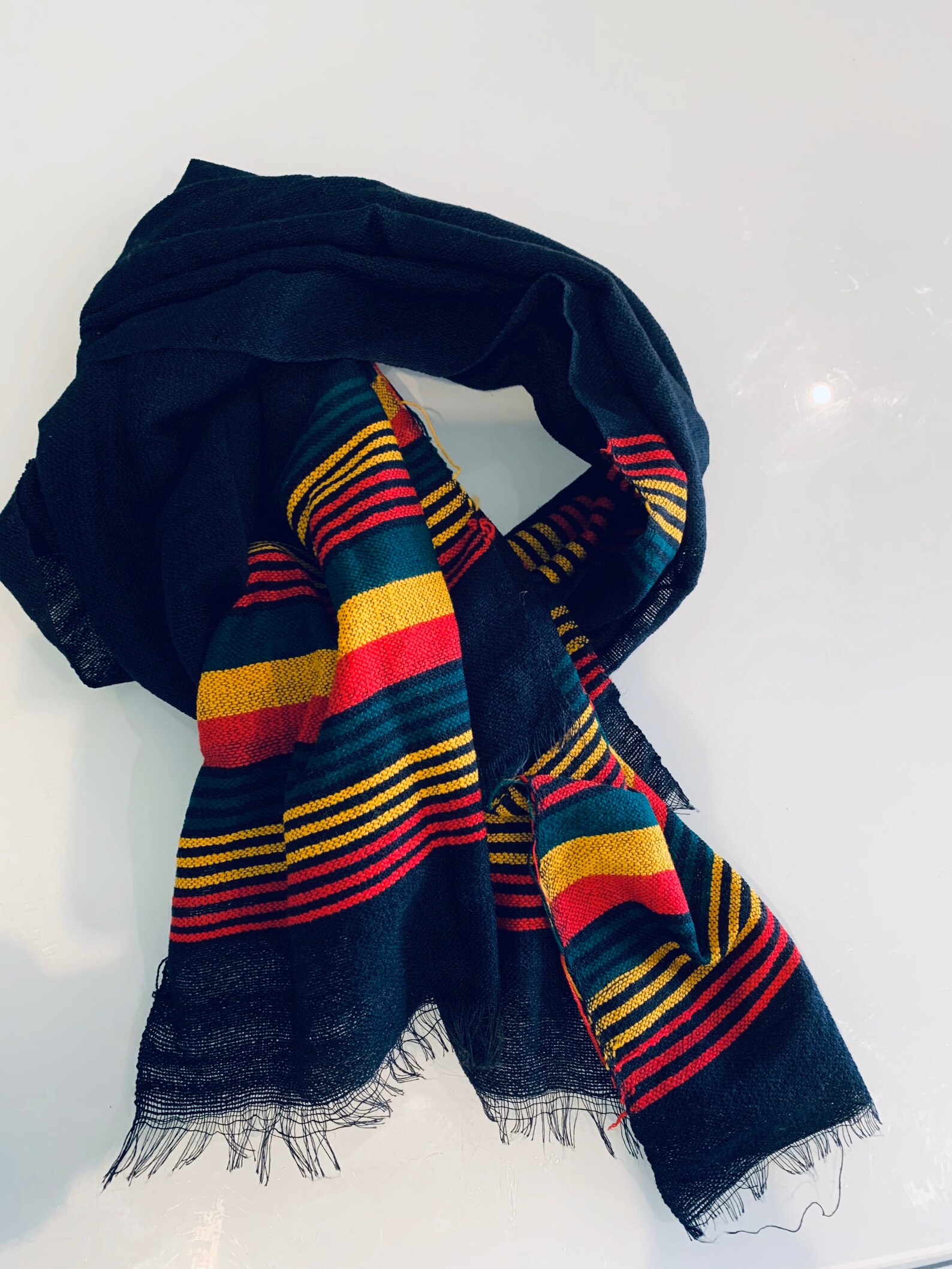 Black Rasta Scarf. Reggae Scarf Ethiopian Scarf - Etsy UK