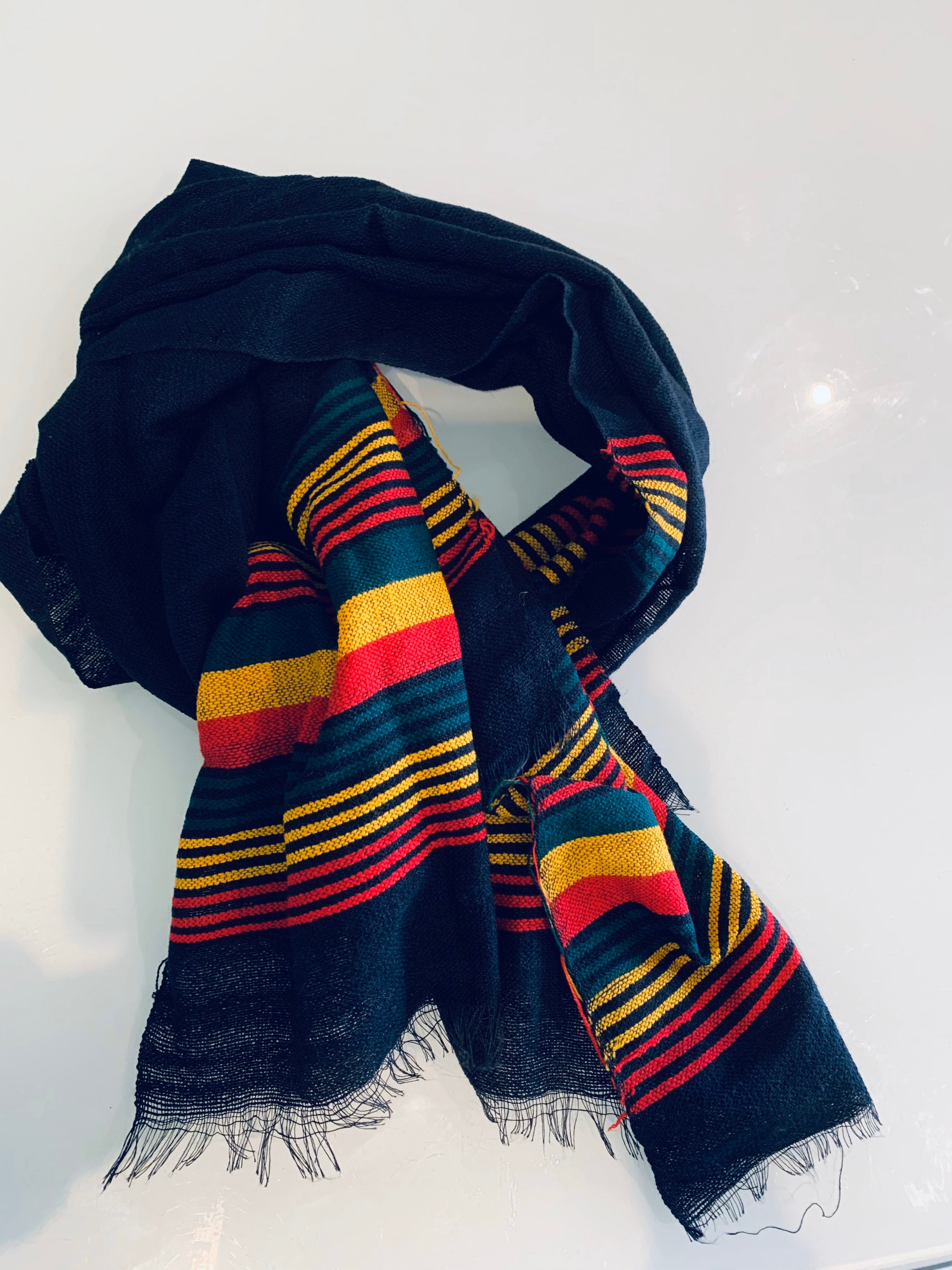 Black Rasta Scarf. Reggae Scarf Ethiopian Scarf - Etsy UK
