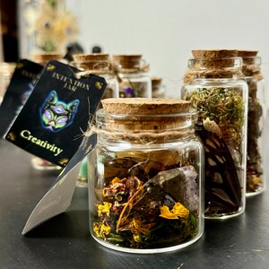 Intention Jars, Handmade Spell Jars, Unique Oddity Boytles, Altar Tools ...