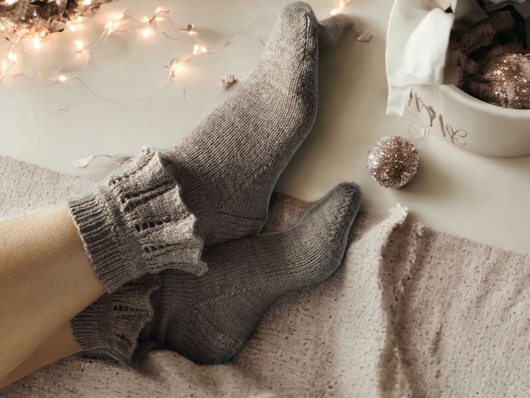 Cozy Socks - Custom Hand-knitted Merino Wool and Acrylic Women's Socks ...