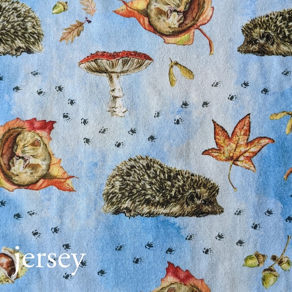 Hedgehog Fabric - Etsy