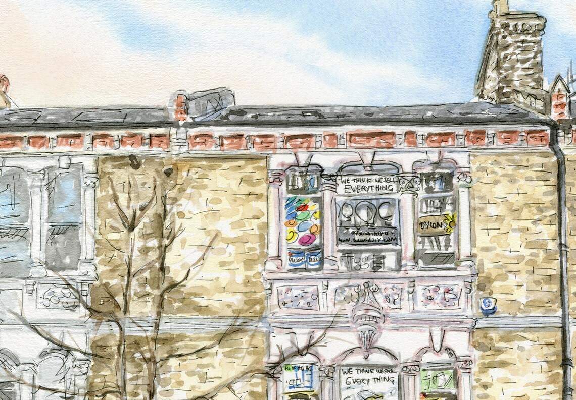 Dulwich DIY Lordship Lane East Dulwich Watercolour Art Print - Etsy UK