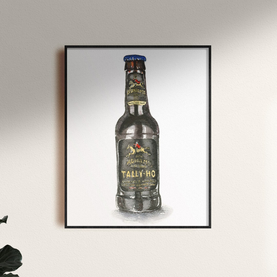 Adnams Brewery Southwold Tally-ho Beer Original Watercolour Fine Art ...
