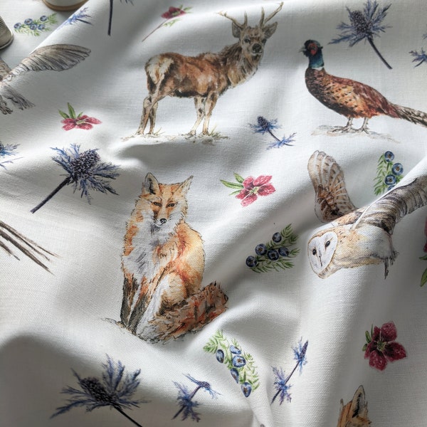 Stag Fabric - Etsy