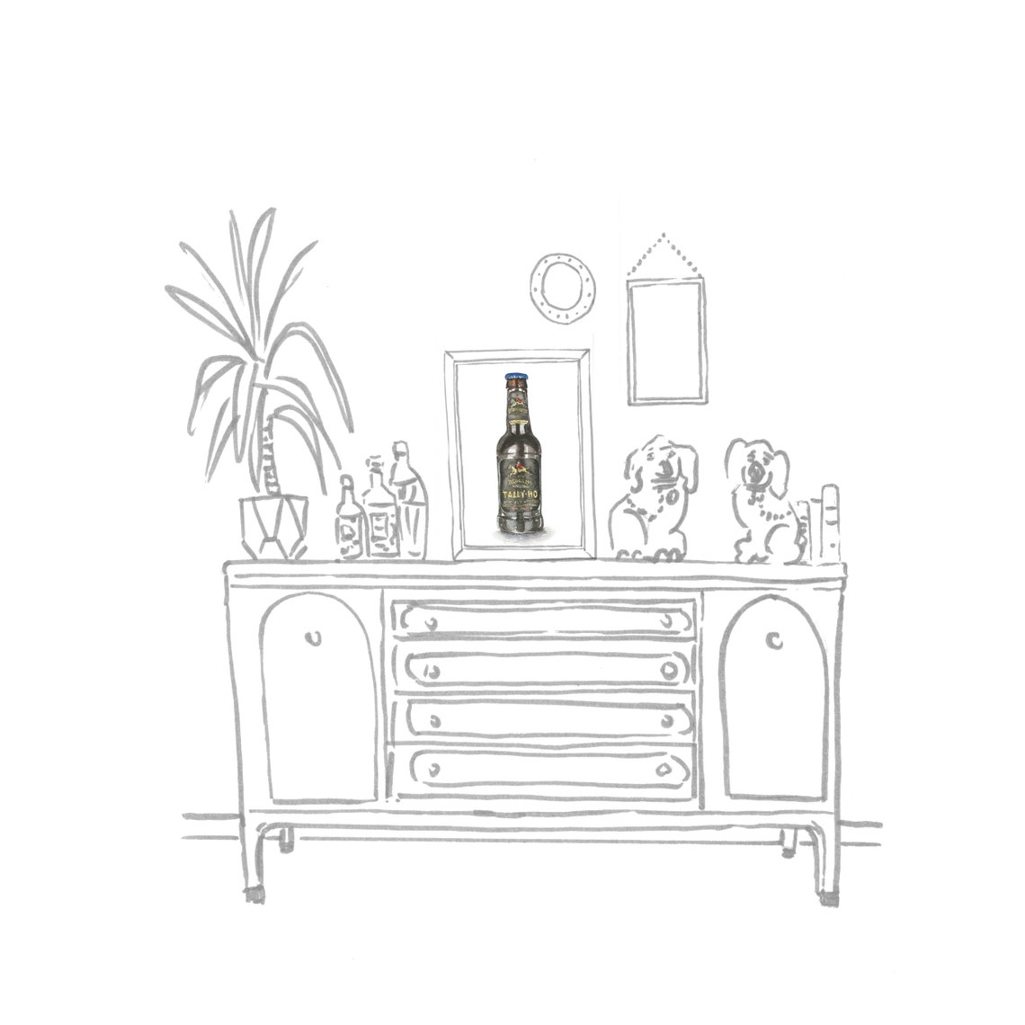 Adnams Brewery Southwold Tally-ho Beer Original Watercolour - Etsy