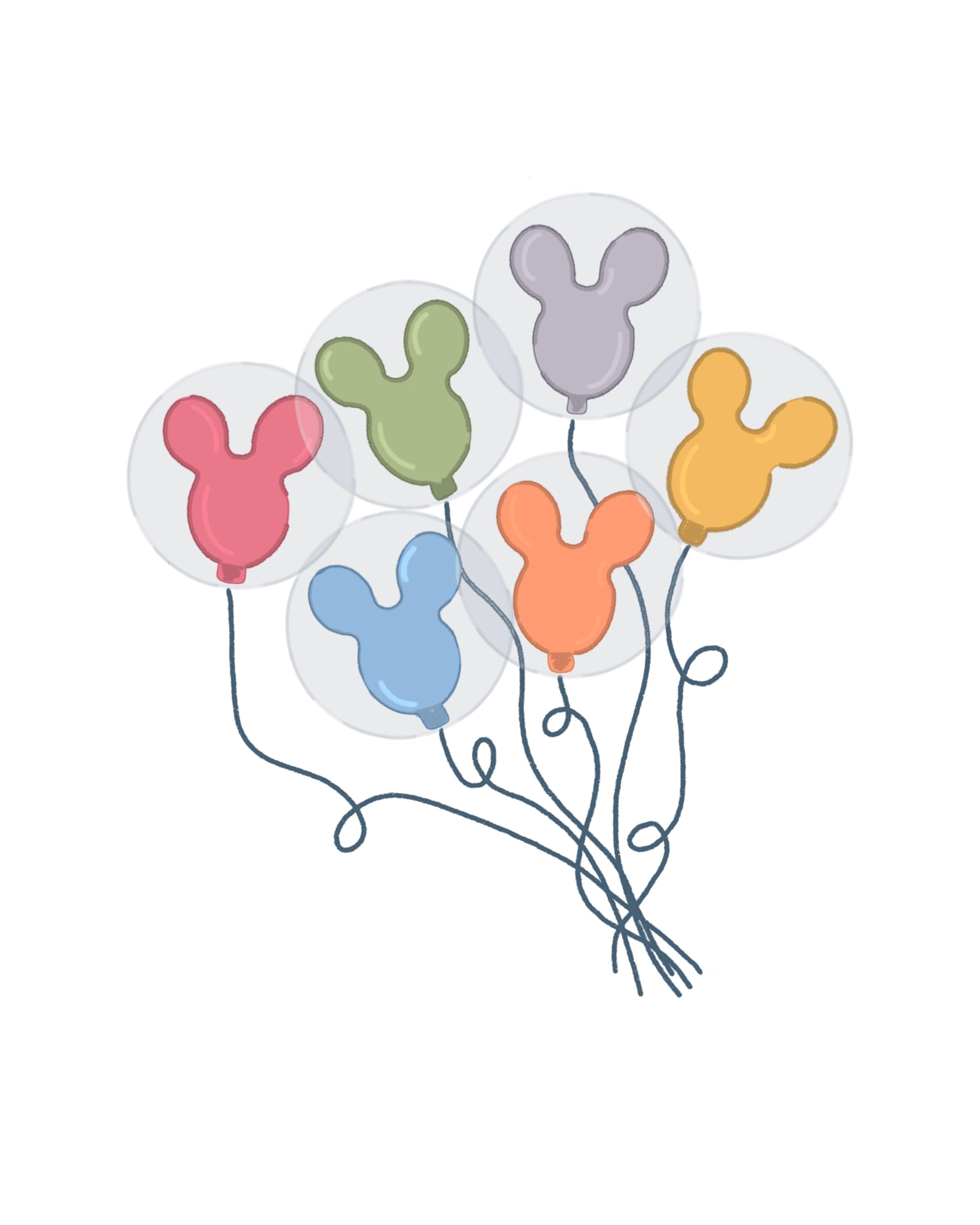 Disney Balloons Clipart