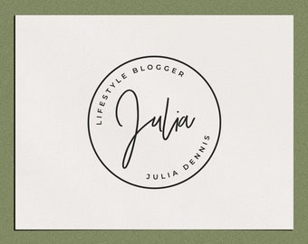 Circle watermark | Etsy