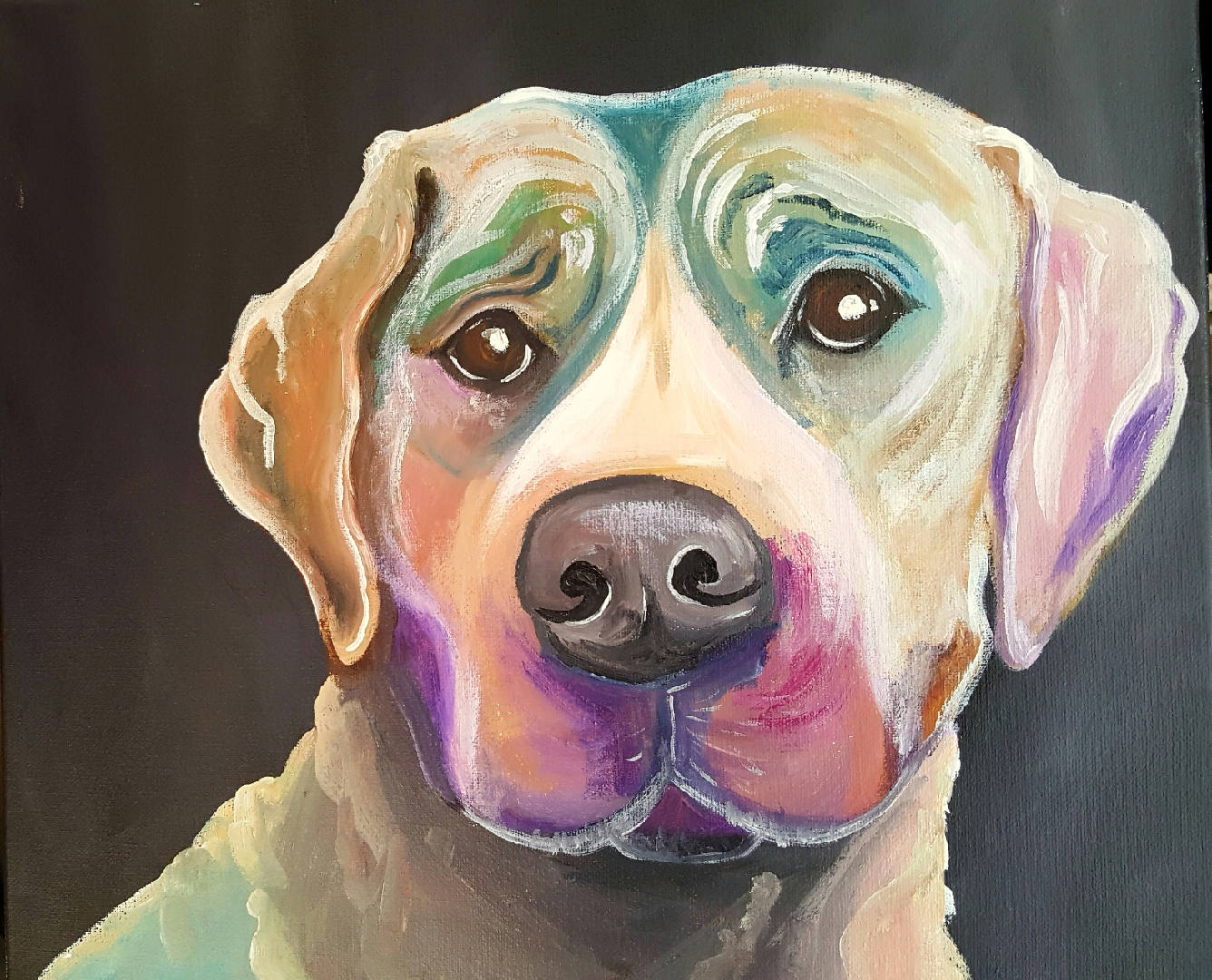 Custom Dog Portrait, Custom Dog Painting, Custom Dog Art, Dog Art ...
